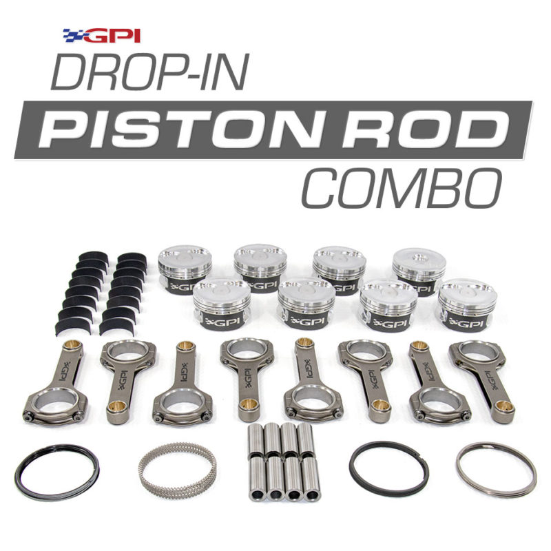 GPI - Complete Gen 5 L83 5.3L Drop In Piston / Connecting Rod Package ...