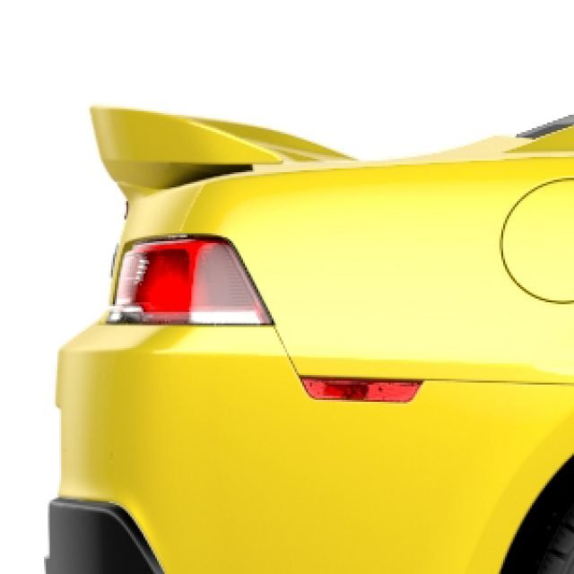 Z28 Style High Wing Spoiler Kit in Bright Yellow - Gwatney Performance