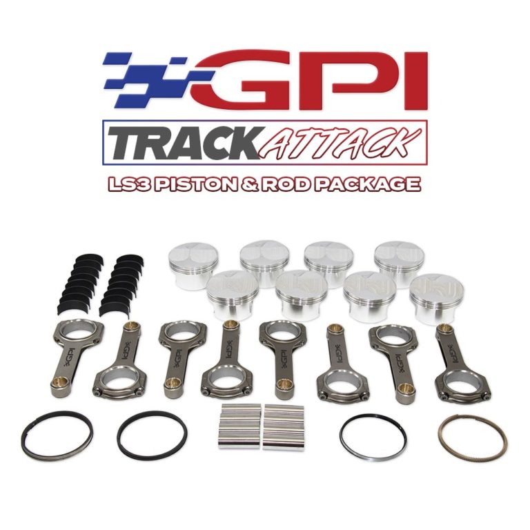 GPI - Track Attack LS3 High Compression Dome Piston and Rods Package ...