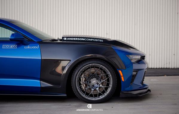 Anderson Composites - Type SS Pair of Carbon Fiber Fenders for 16-21 ...