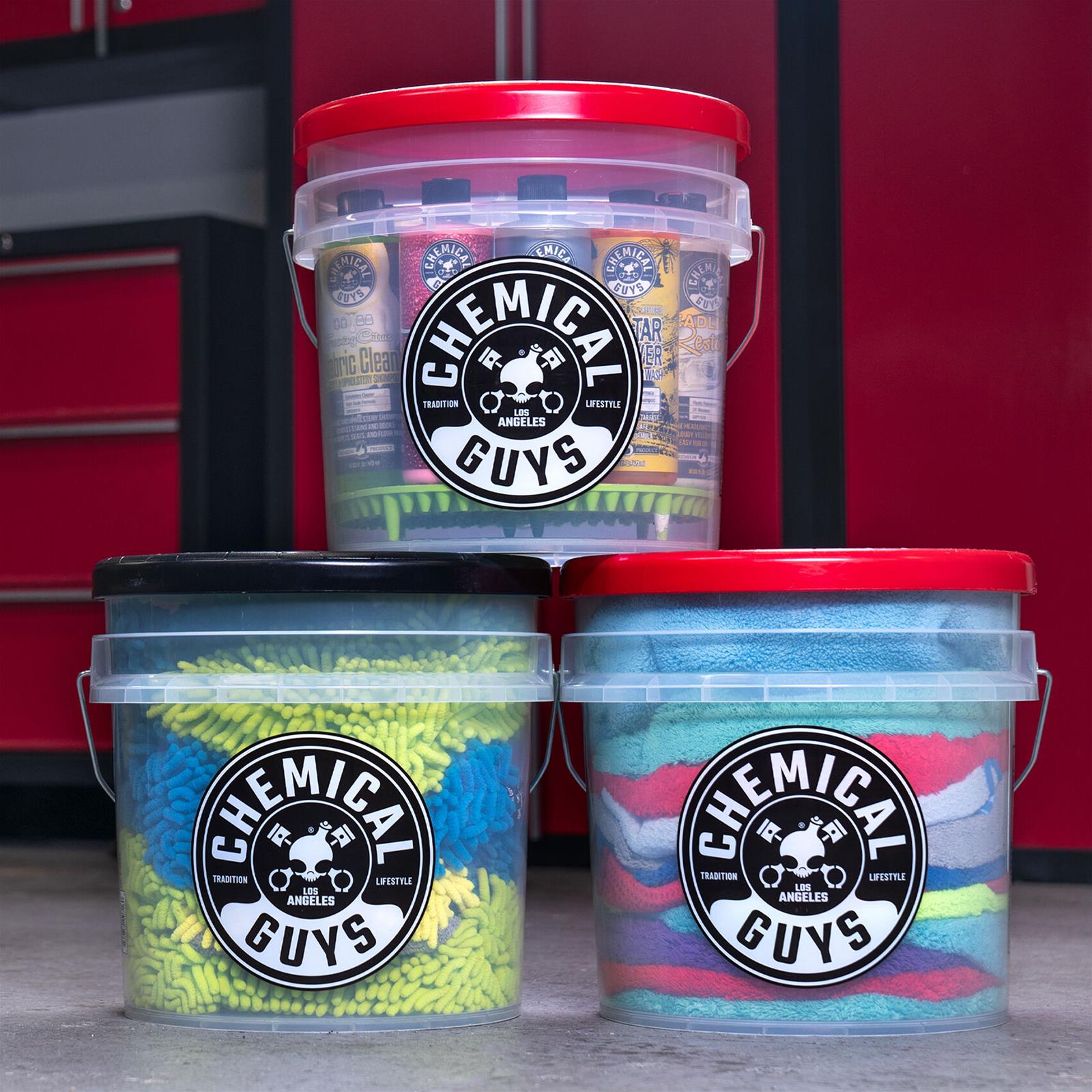 Chemical Guys - Heavy-Duty Ultra-Clear Detailing Buckets (ACC106 ...