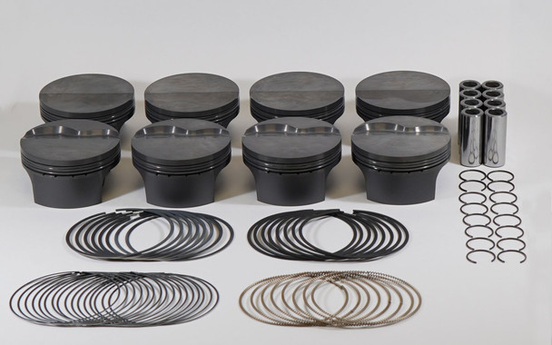 Mahle - PowerPak LS 4.030 Bore 4.000 Stroke -5.8cc Flat Top Piston Kit ...