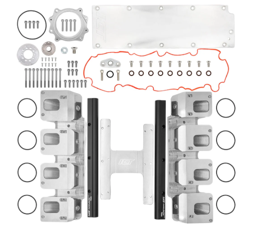 ICT Billet - Camaro/CTS-V LT4 Supercharger to LS3 LSA Square Port Head ...
