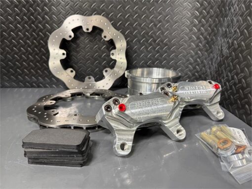 Aerospace Components - 2014-19 C7 Corvette 4 Piston Pro Street Front ...